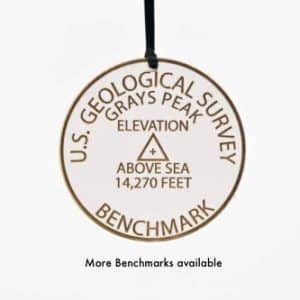 Colorado 14ers Geographical Benchmark Ornaments St. Nicks