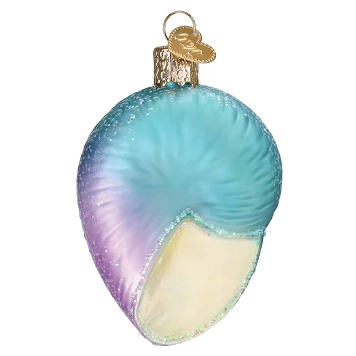Fanciful Spiral Shell Ornament Old World Christmas
