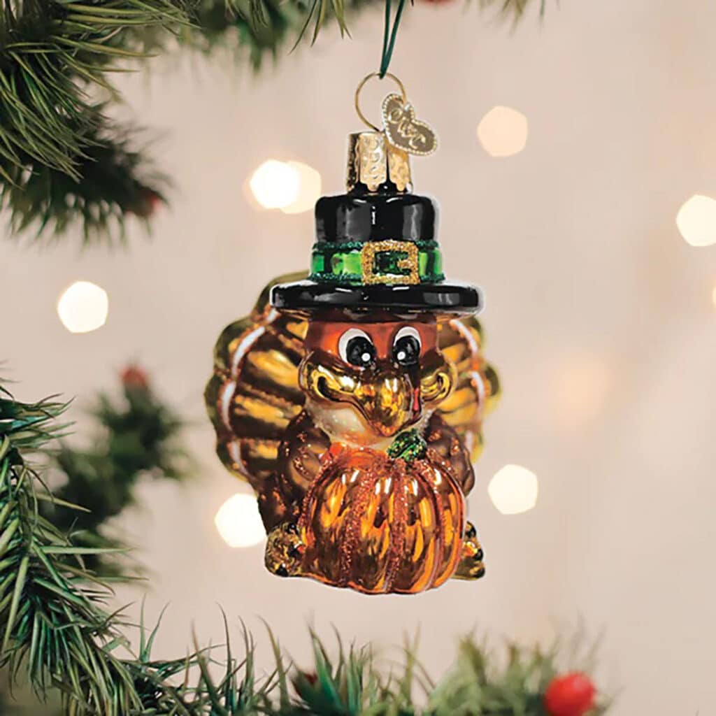 Pilgrim Turkey Ornament Old World Christmas - Christmas