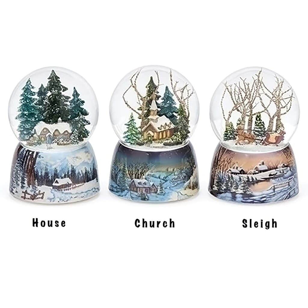 Musical Winter Water Domes - Christmas Store