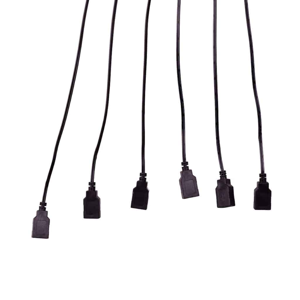 USB Power Extension Cord+™ 6 Ports - Christmas Store